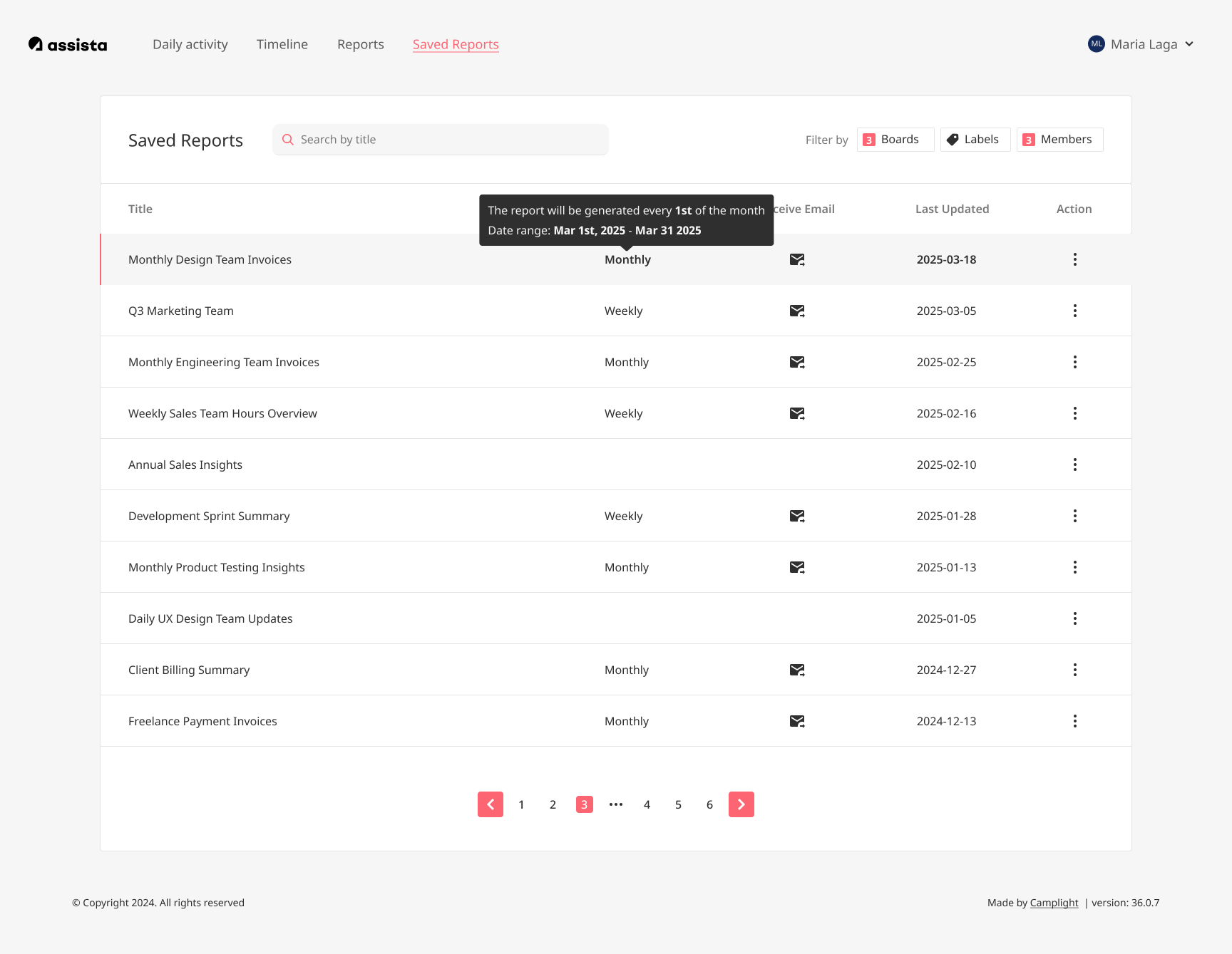 Streamline Your Workflow with Saved Reports in Assista - Work Smarter, not Harder!